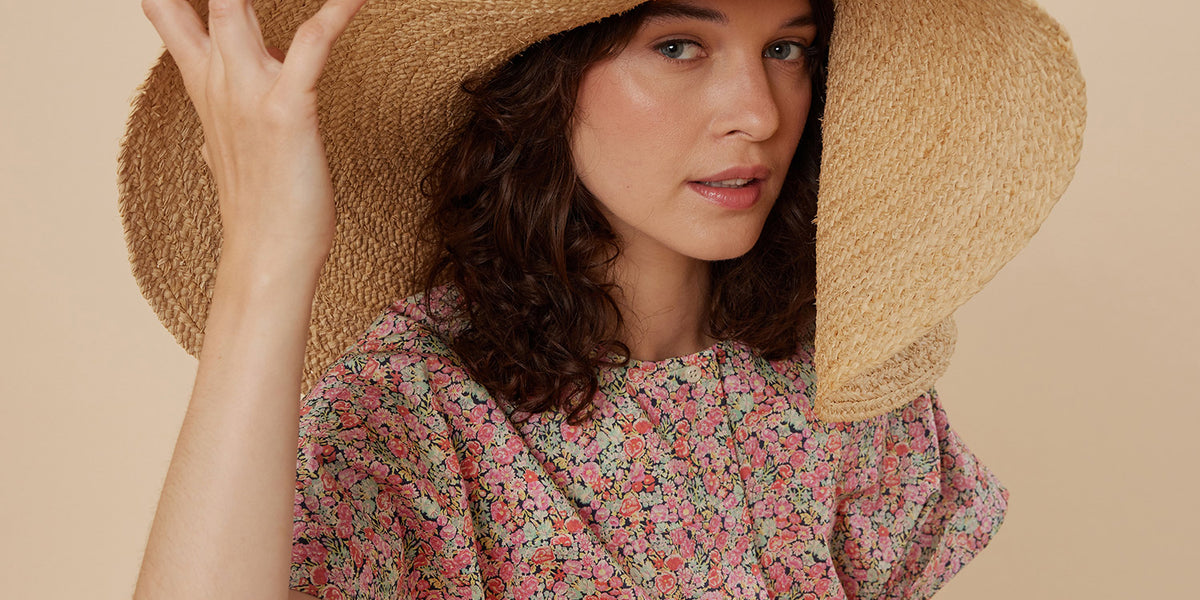 Look femme été 2024 chapeau en raphia • Bonpoint