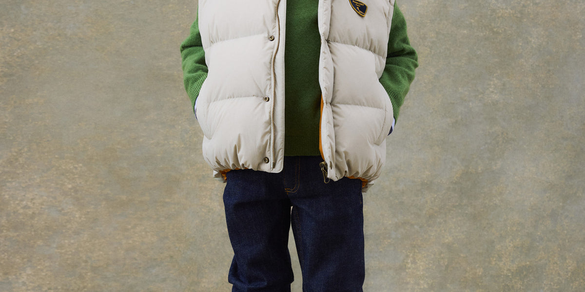 Winter 2024 boy's look puffer vest • Bonpoint