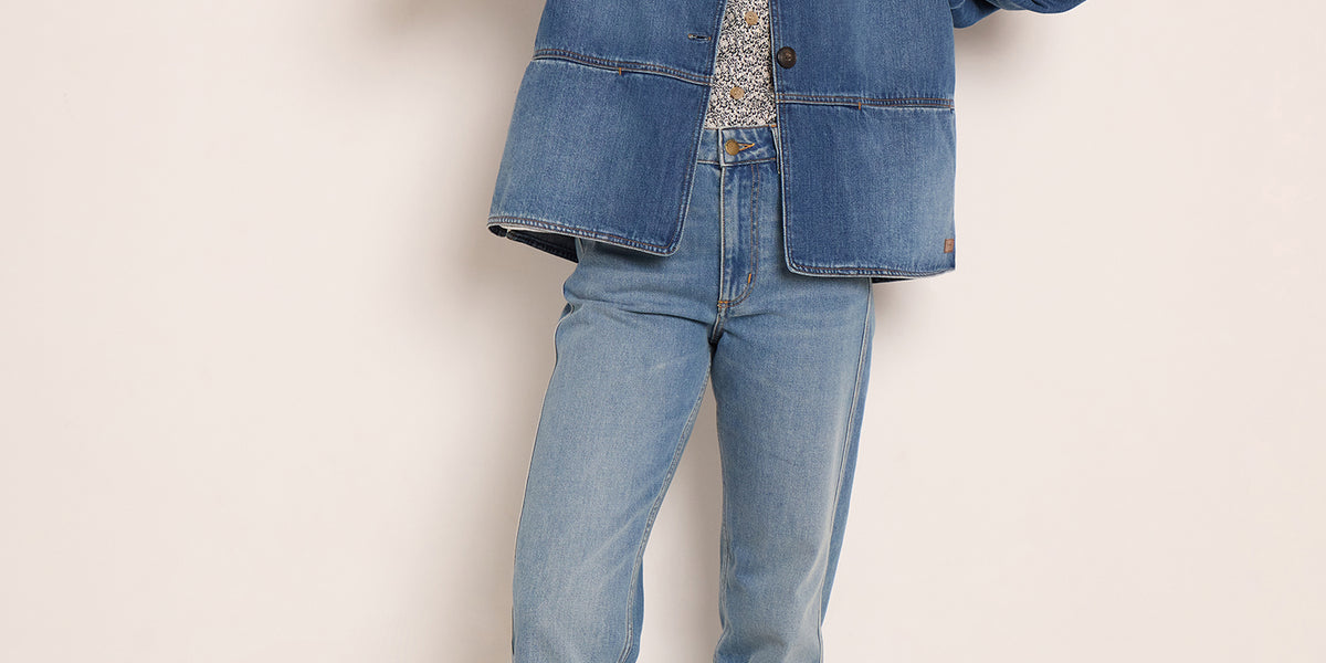 Women's look winter 2023 denim • Bonpoint