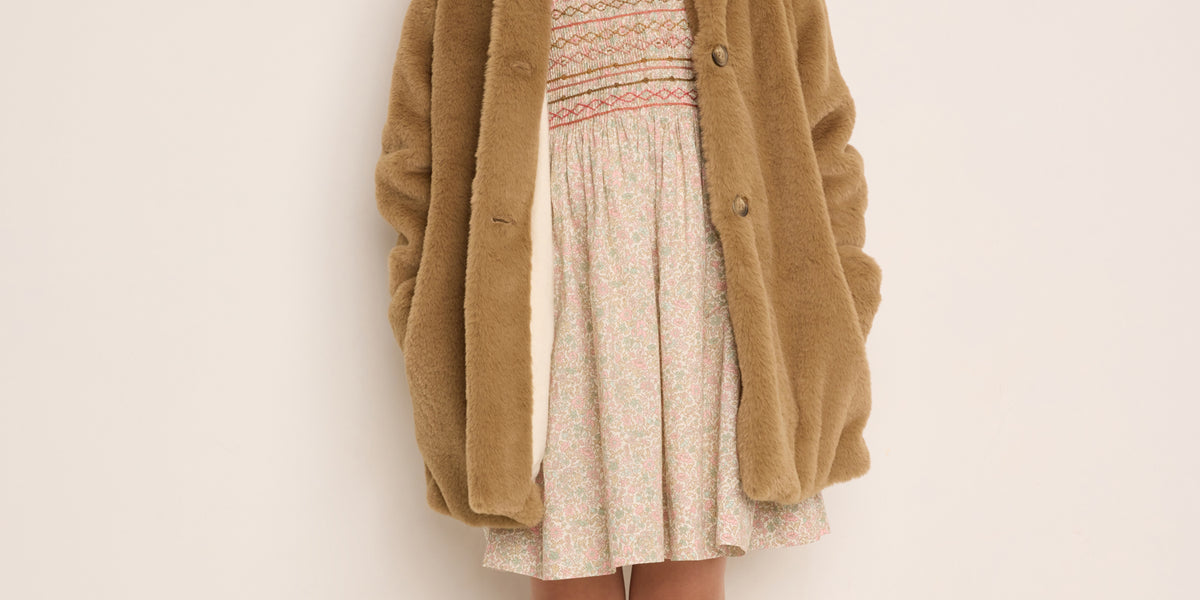 Look fille hiver 2023 robe liberty • Bonpoint