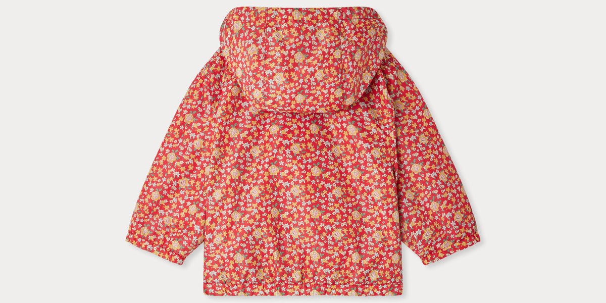 Alana hooded raincoat made with Liberty fabrics • Bonpoint