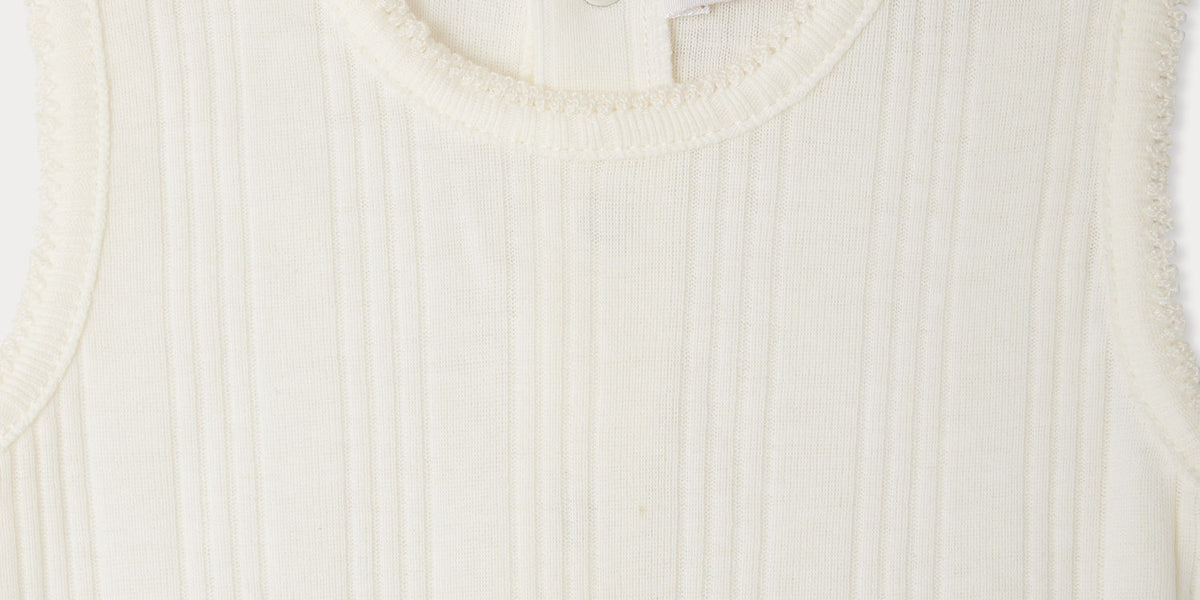 Pyjama Eli sans manches à fines rayures • Bonpoint