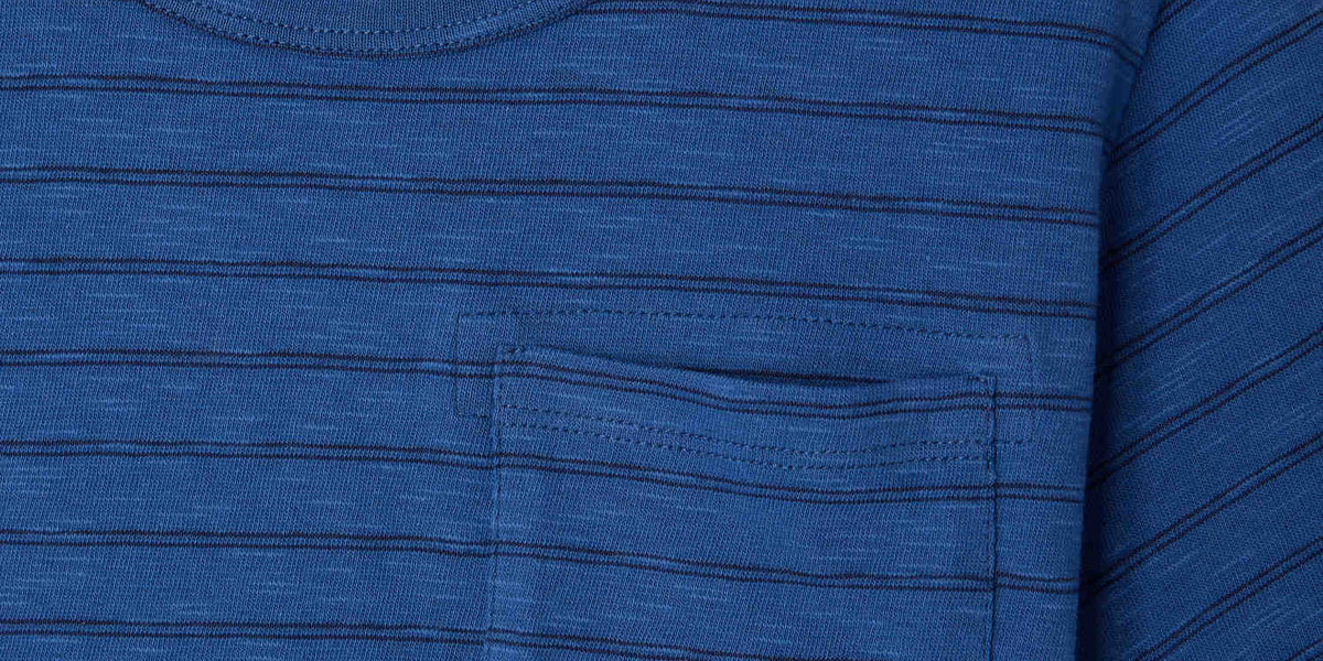 Elrador deep blue t-shirt in organic cotton • Bonpoint