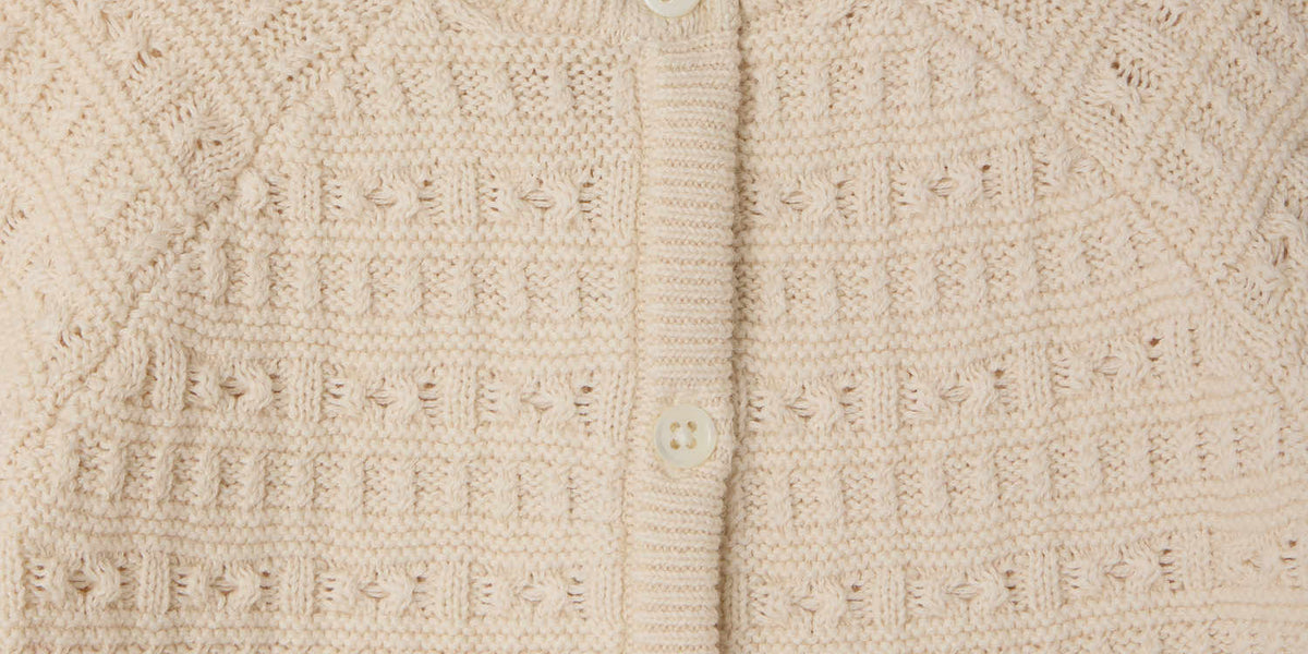 Liusto fancy knit set in organic cotton • Bonpoint
