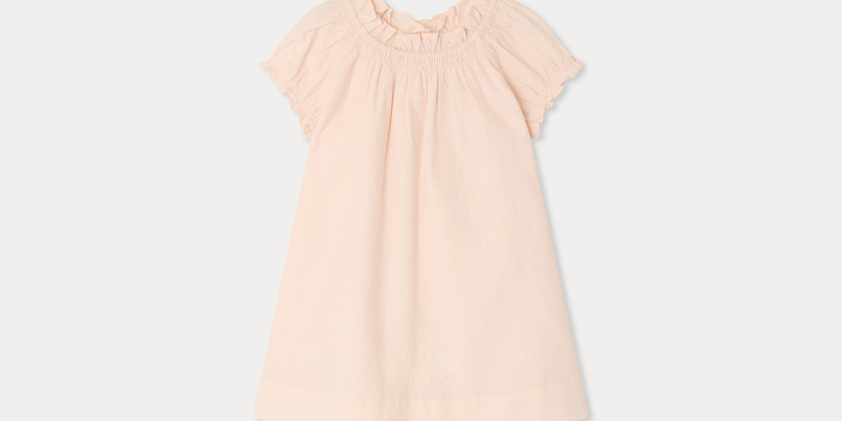 Sidwell embroidered dress in organic cotton • Bonpoint