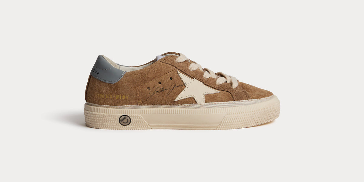 Bonpoint x Golden Goose baskets Balstar tabac bébé