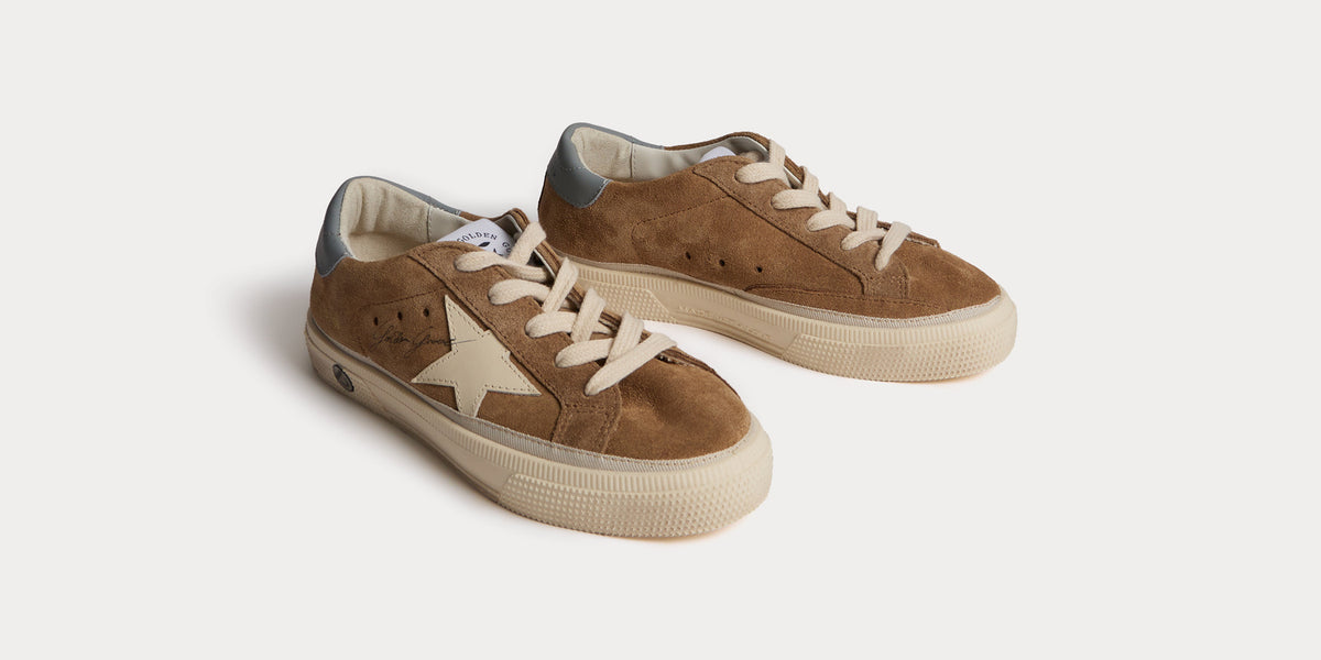 Bonpoint x Golden Goose baskets Balstar tabac bébé