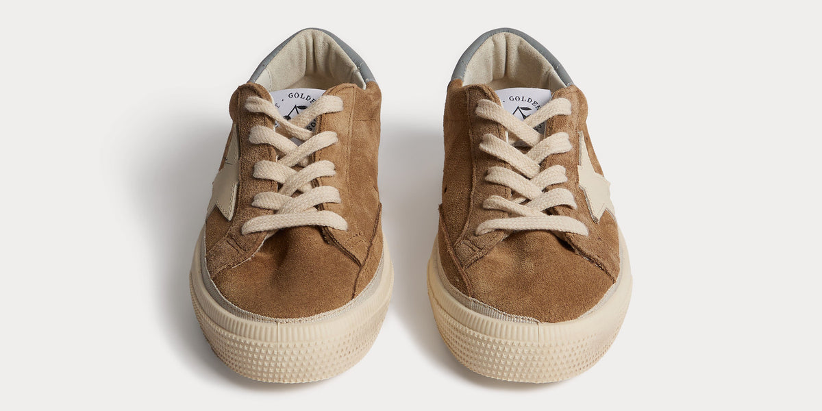 Bonpoint x Golden Goose baskets Balstar tabac bébé