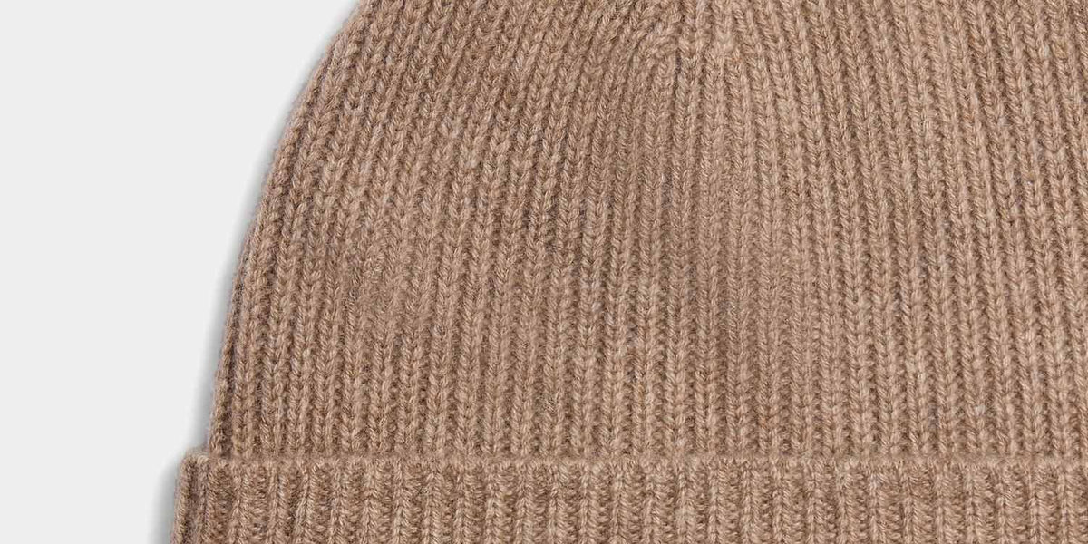 Bonnet Benny en cachemire beige • Bonpoint