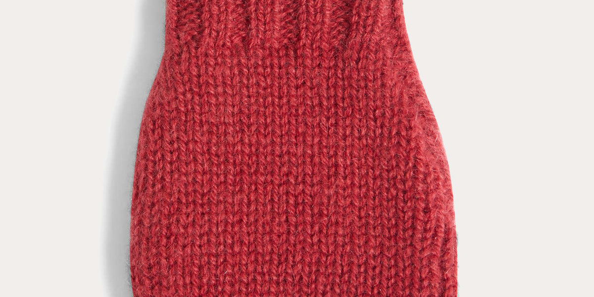 Moufles Thuri en cachemire framboise • Bonpoint