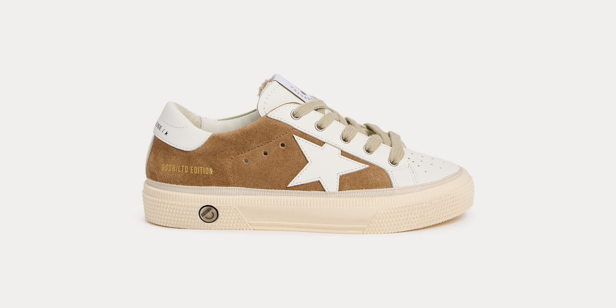 Bonpoint x Golden Goose baskets enfant May beige