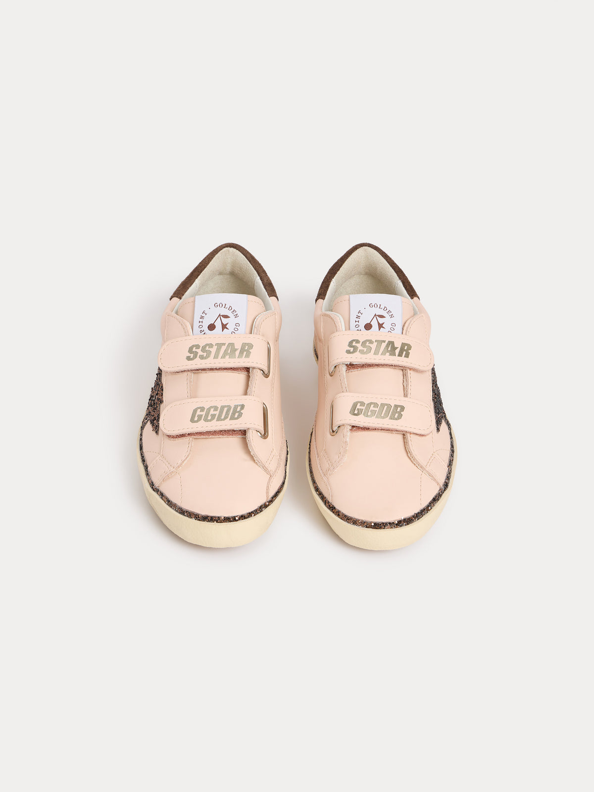 Bonpoint x Golden Goose pale pink Old School child sneakers